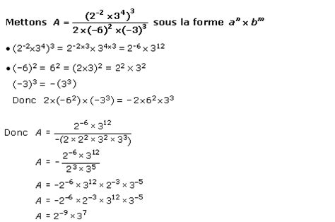 Cours De Maths Les Puissances Maxicours
