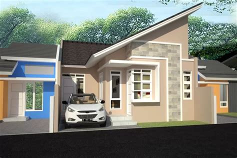 Desain Rumah Atap Miring Satu Sisi Yang Unik Dan Bikin Betah Begaye