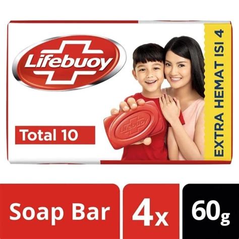 Jual ISI 4 SABUN LIFEBUOY SABUN BATANG BAR SOAP LIFEBUOY SABUN MANDI