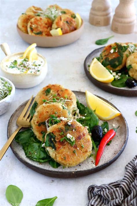 Galettes de quinoa épinards et feta Del s cooking twist