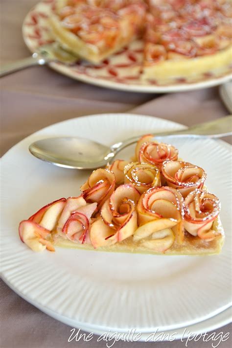 Tarte Aux Pommes Bouquet De Roses Une Aiguille Dans L Potage