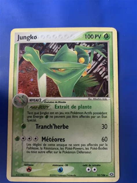 CARTE POKEMON JUNGKO 10 106 Holo Bloc EX Emeraude FR EUR 3 00 PicClick FR