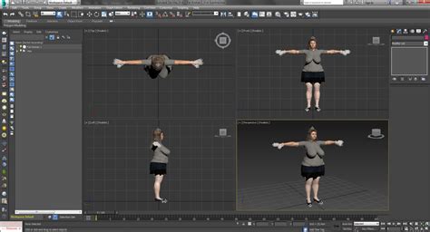 Fat Woman D Model Animated Rigged Cgtrader