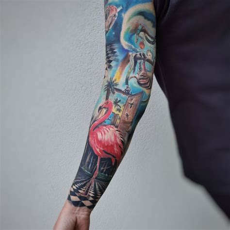 Tatua R Kaw Surrealizm Zwierz Ta Autor Lucky Tattoo Dziarownia Pl