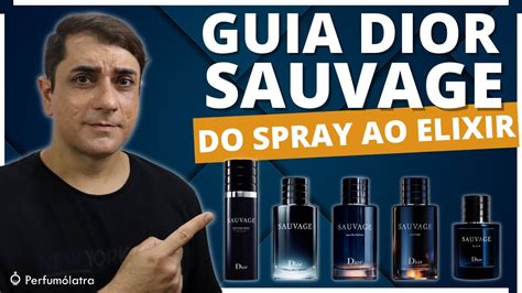 Guia Perfume Dior Sauvage Edt Vs Edp Vs Parfum Vs Elixir Vs Spray