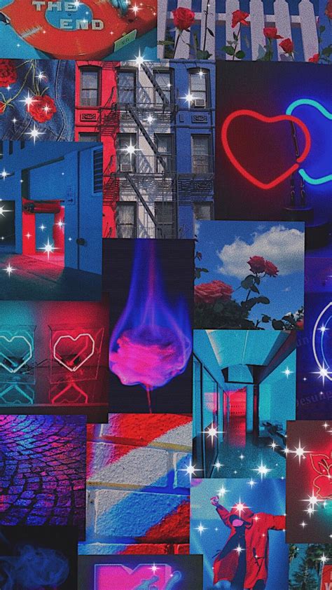 Blue Yellow Pink And Red Wallpapers Wallpaper Cave