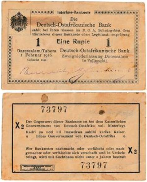 1 Rupie German East Africa Numista