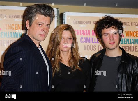 Benjamin Biolay Chiara Mastroianni Vincent Lacoste Attending The