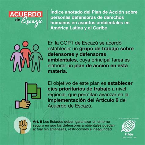 Ong Fima On Twitter El Plan De Acci N Para Defensores Ambientales Del