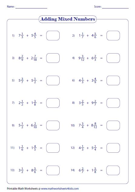 adding fractions with whole numbers and unlike denominators astar tutorial
