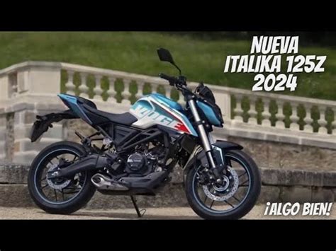 Nueva Italika 125z 2024 Una Moto Muy Impresionante Vale La