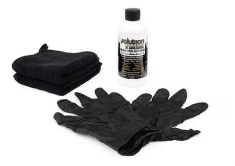 Kit Solution Finish Oz Restaurador De Plasticos Negros Meses Sin
