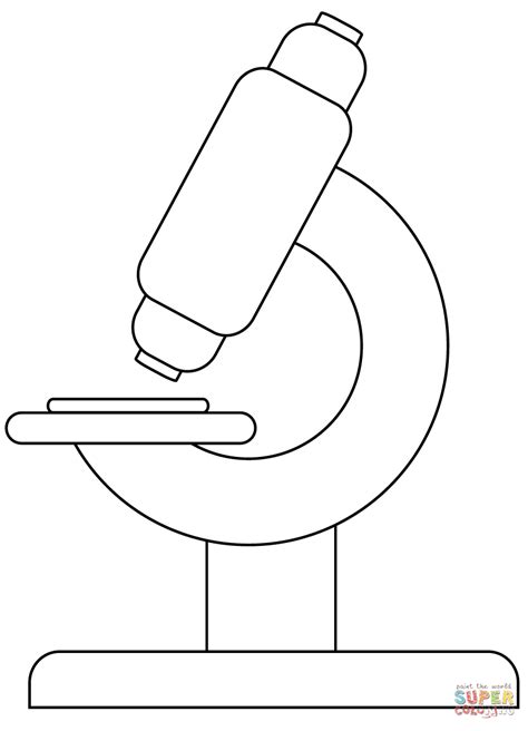 Desenho de Microscópio para colorir Desenhos para colorir e imprimir