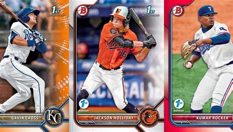 Bowman Draft Baseball Checklist Team Set Lists Box Info