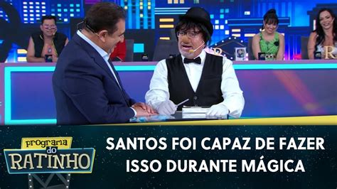 Ratinho descobre farsa em mágica do Santos Programa do Ratinho 14 12
