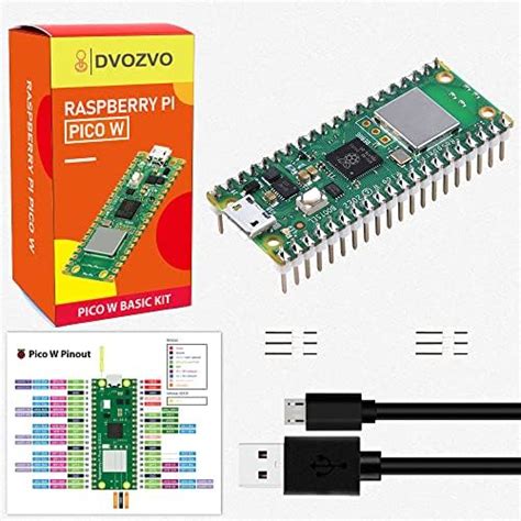 Dvozvo Raspberry Pi Pico W Con Cabezales De Pin Presoldados Chip