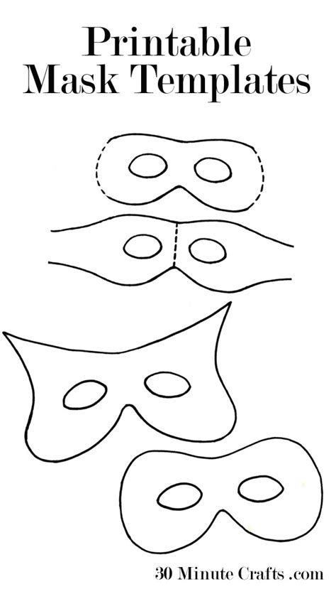Homemade Mask Template Pdf Pdf Template