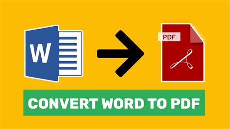 How To Convert A Word Documents To PDF 3 Best Ways YouTube