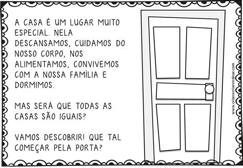 Atividades Sobre Moradia Criar Recriar Ensinar