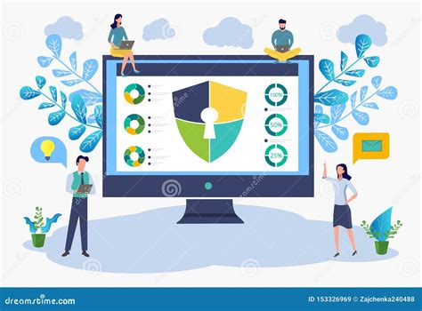 Imagen Del Concepto Cibern Tico De La Seguridad Ilustra La Idea Del