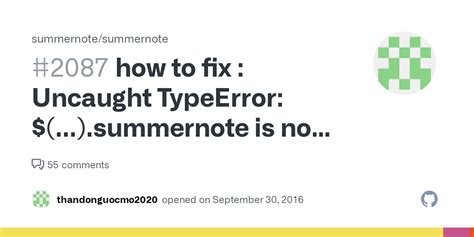 how to fix uncaught typeerror summernote is not a function · issue 2087 · summernote
