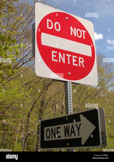 Traffic Symbols Do Not Enter Traffic Sign Do