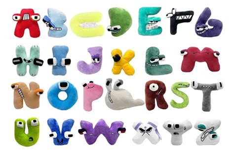 Pelucia Boneco Alfabeto Lore Letras Abecedario Educativo Parcelamento