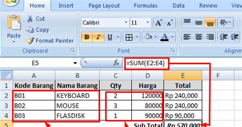 Cara Mudah Belajar Microsoft Excel Untuk Pemula