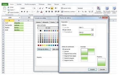 Como Intercalar Colores En Excel Image To U
