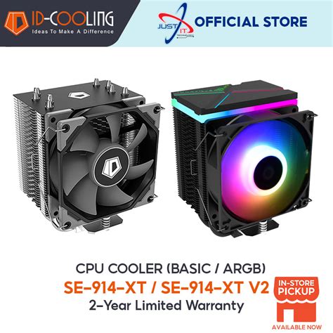 ID COOLING SE 914 XT V2 ARGB BASIC CPU Cooler Shopee Malaysia