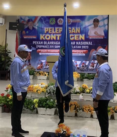 Pemprov Malut Lepas Kontingen Ikut Popnas XVI 2023 Di Sumsel