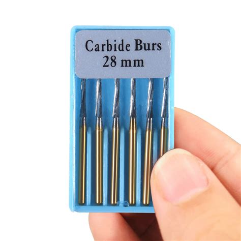 6pcs Dental Surgical Endo Zekrya Endo Z Carbide Tungsten Drill Burr FG