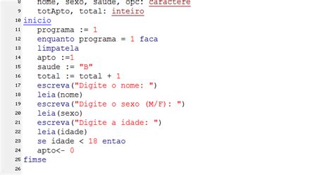 Acad Mico De Sistemas Escrever Um Algoritmo Que Leia Os Dados De N