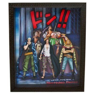 ONE PIECE Cadre 3D équipage de Shanks le roux Akagami no Shanks