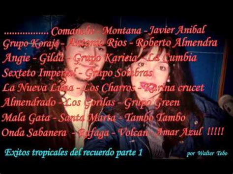 Enganchados Tropicales Del Recuerdo Parte 1 YouTube
