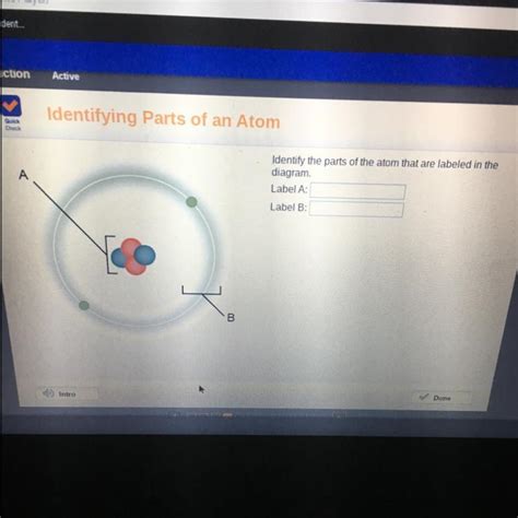Label The Parts Of An Atom On The Diagram
