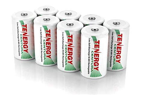 Tenergy Centura D Size 8000mAh Low Self Discharge LSD NiMH