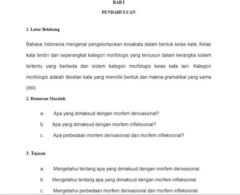 Contoh Makalah Sma Yang Benar Lengkap Dengan Strukturnya