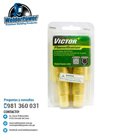 VALVULA ANTI RETORNO VICTOR FBR 1 WELDER POWER Premium Welding