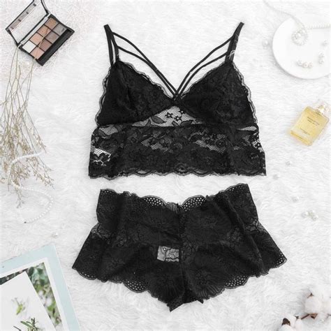 QQQQC Damen Sexy Dessous Erotik Lingerie Kleid Spitze