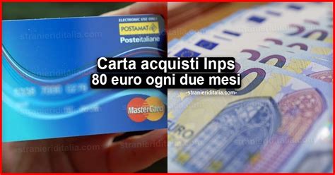 Carta Acquisti Inps Ecco Ai Pagamenti E La Domanda