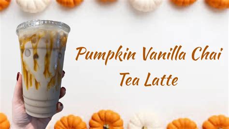 Fall Special Pumpkin Vanilla Iced Chai Tea Latte Herbalife Shake