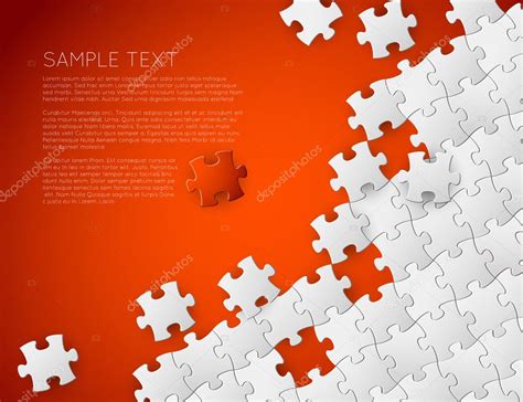 Background Made From Puzzle Pieces Stock Vector By Orson 46588203