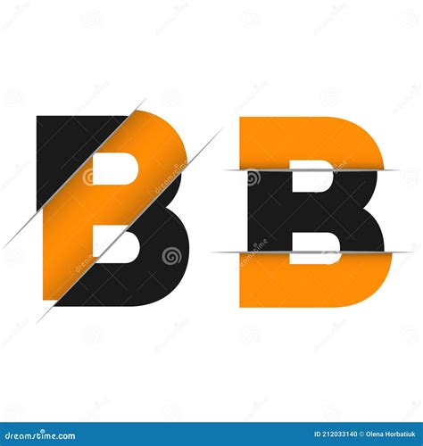 Letter B Logo Template Vector B Monogram Logo Vector Stock Vector