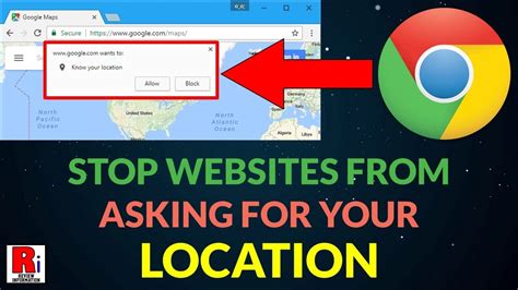 How To Stop Websites From Asking Your Location In Google Chrome Youtube