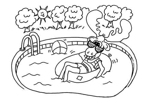 Desenhos De Piscina Para Colorir Pintar E Imprimir Colorironline