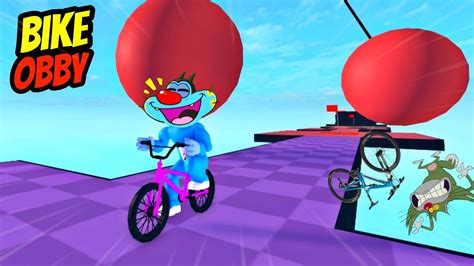 OGGY AND JACK PLAYING OBBY BUT YOU RE BIKE IN ROBLOX YouTube
