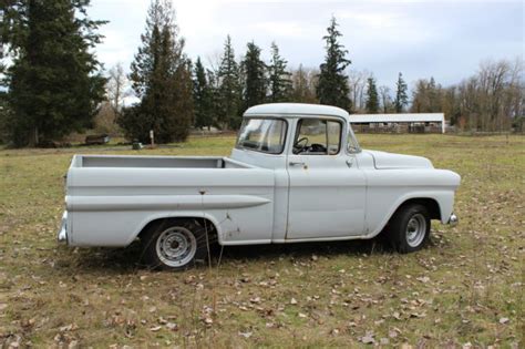 Chevy Apache Short Bed Fleetside Big Window For Sale
