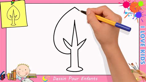 Comment Dessiner Un Arbre FACILEMENT Etape Par Etape Pour ENFANTS 2