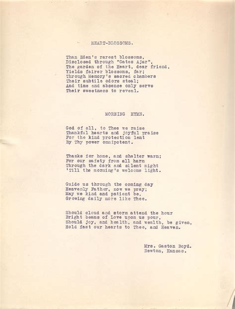 Poem 1 001 Harvey County Historical Society